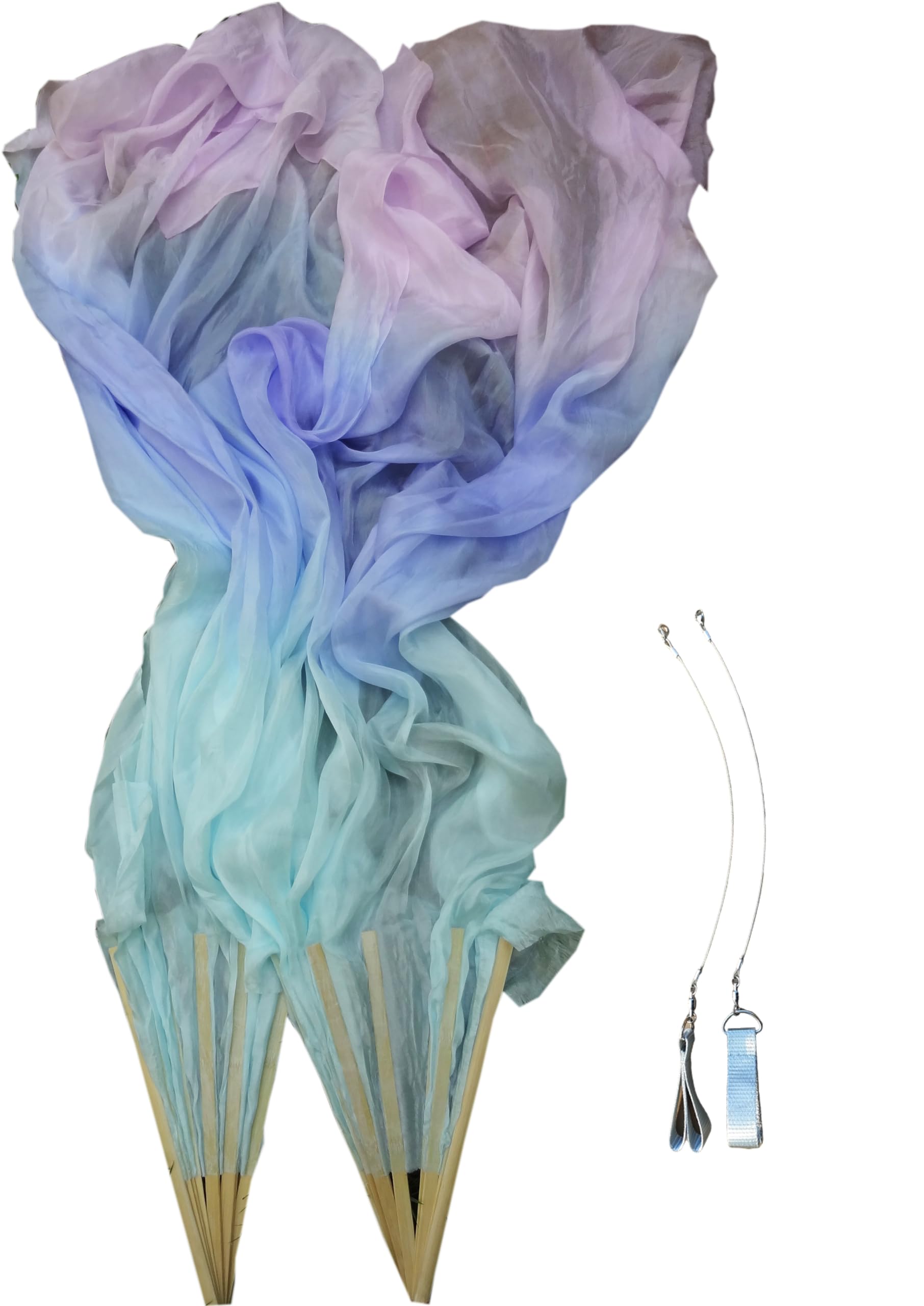 Mua 59" (150 cm) Pairs Spinning Worship Praise Fan Pois, Adjustable ...