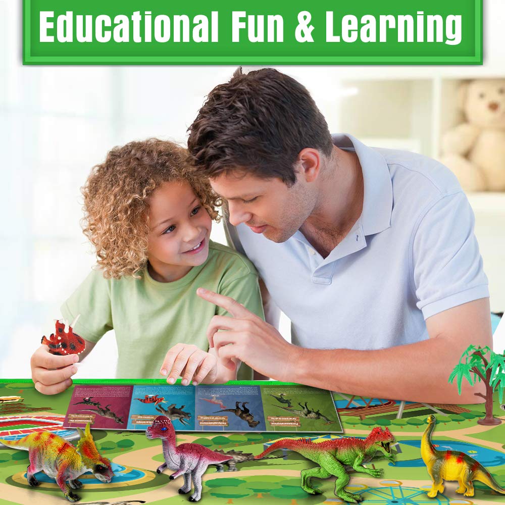 Mua Dinosaur Toys with Dinosaur Figures, Activity Play Mat & Trees for ...