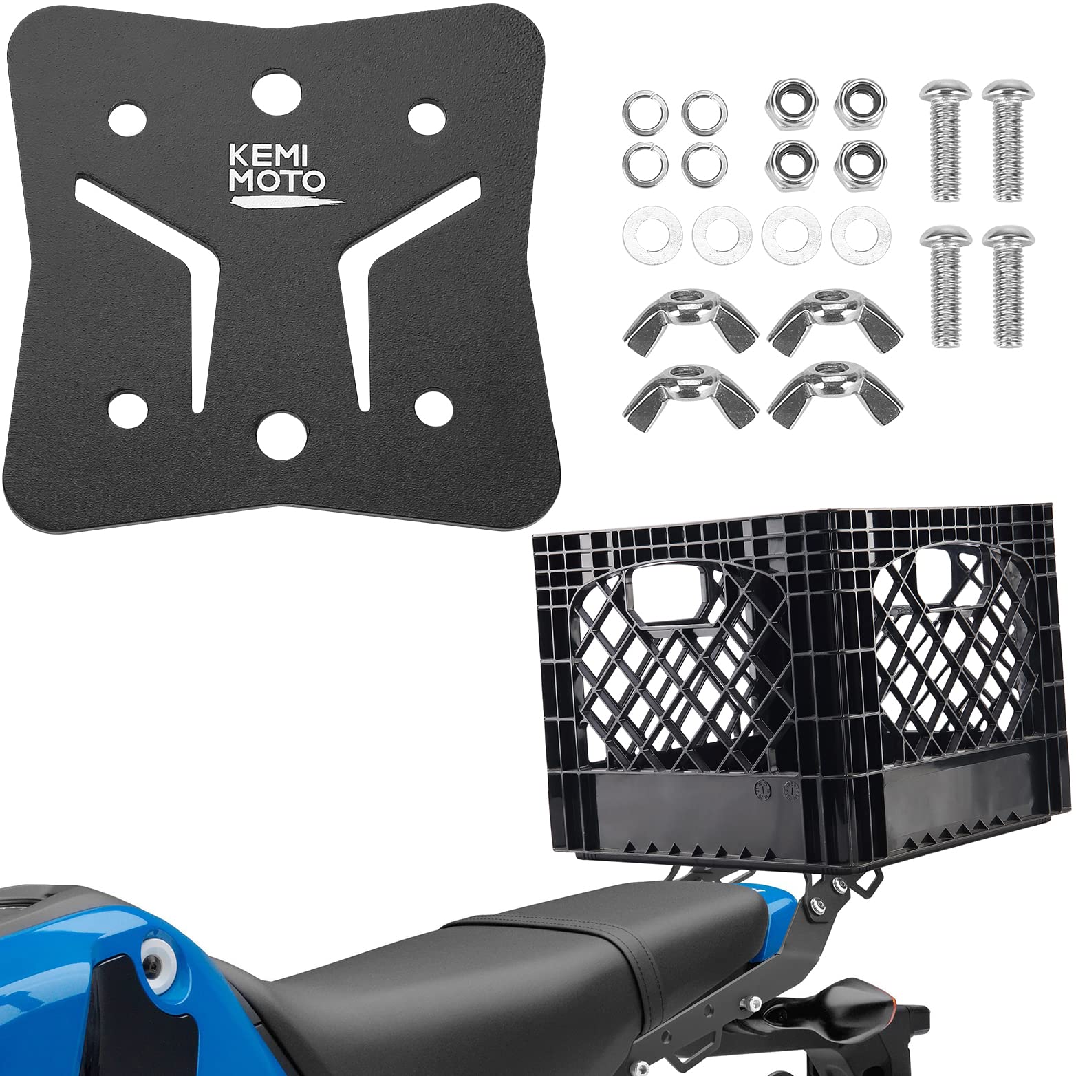 Mua KEMIMOTO Rear Rack Clamp Plate Compatible with Enduro Luggage Rack ...