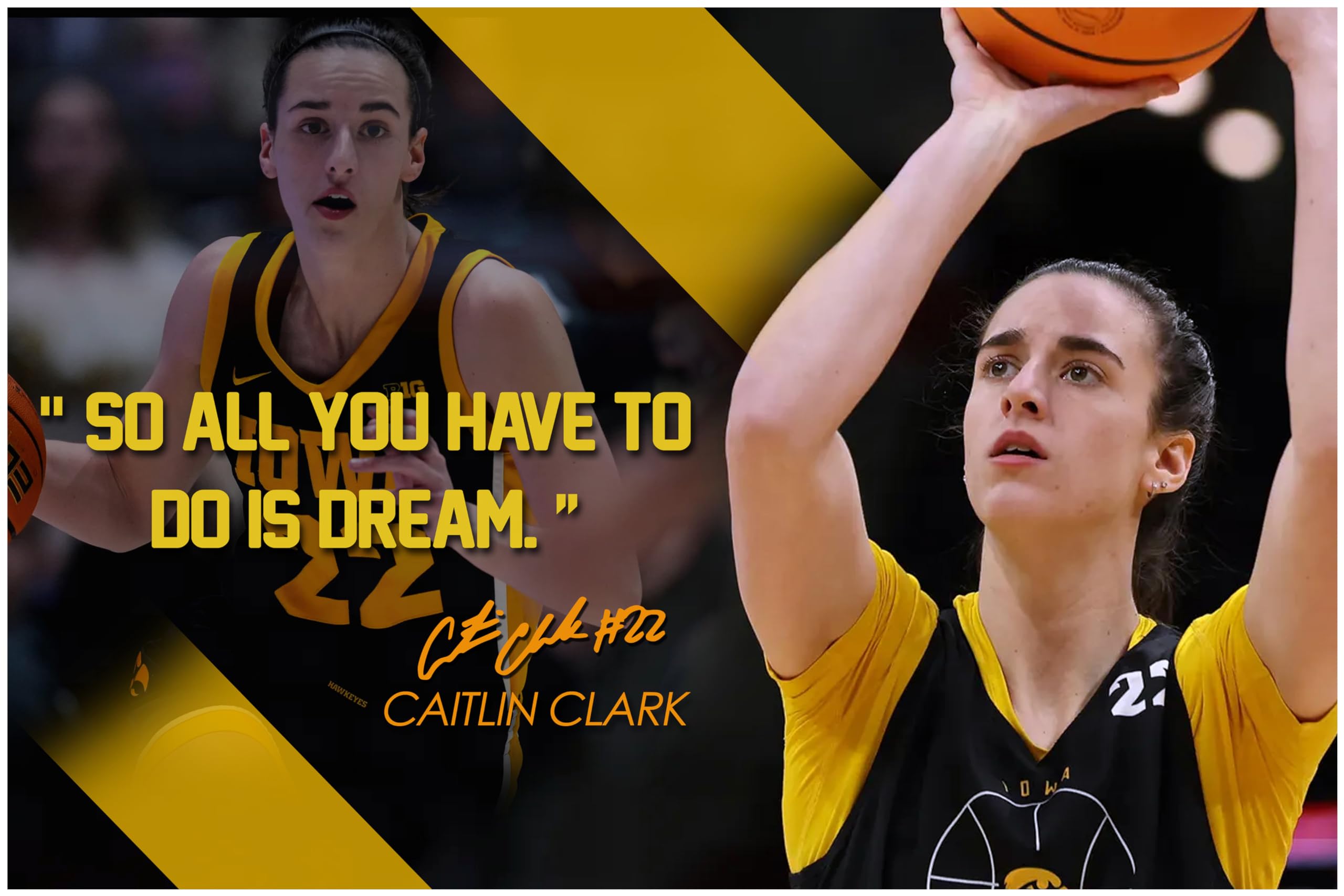 Mua Caitlin Clark Motivational Poster Quote Inspirational Quotes ...