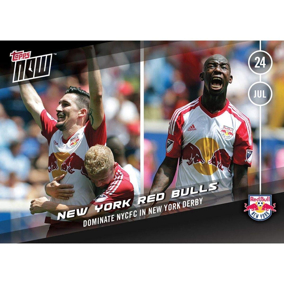 Amazon.com: Topps MLS NY Red Bulls #9 Now Trading Card: Toys & Games