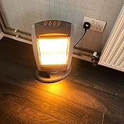 Beldray® EH0197S2STK Portable Halogen Heater, 1200 W, Grey: Amazon.co ...