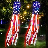 Amazon.com : 3 Pcs Large 70"+60"+40" American Windsock Heavy Duty ...