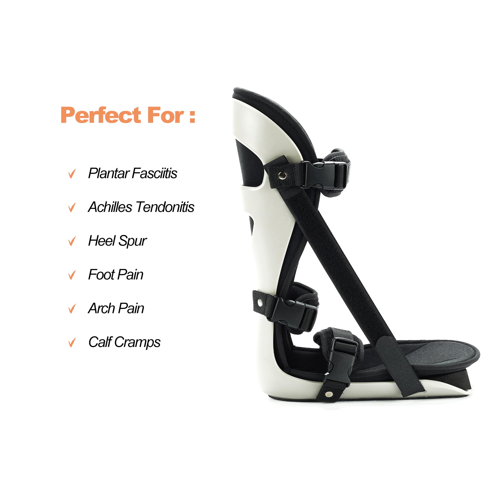 Mua Plantar Fascitis Night Splint Adjustable Leg Support Brace Fits ...