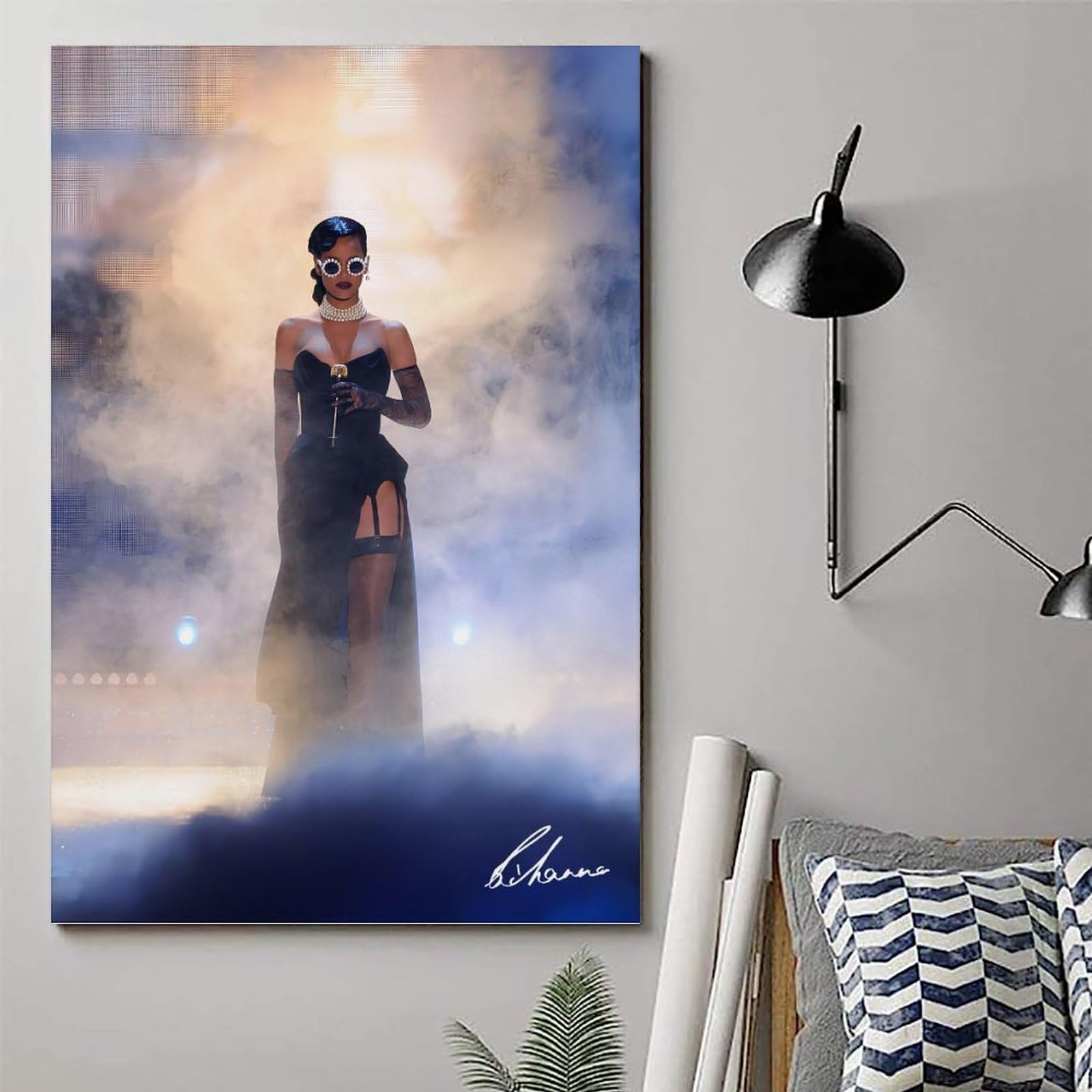 Singer Poster Tour Album Cover RihannaCanvas Poster Decoration Room ...