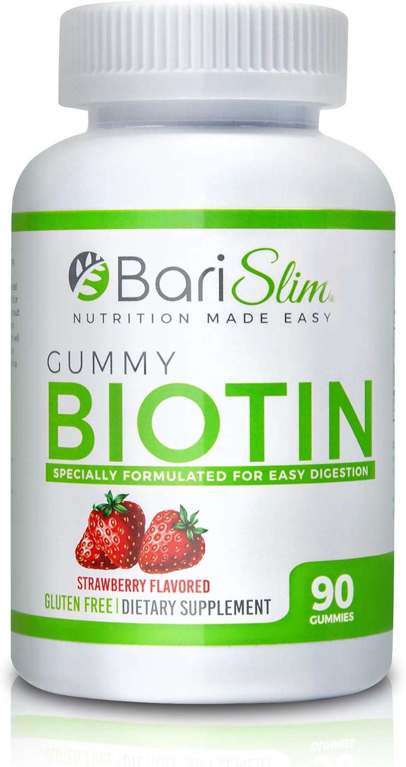 Amazon.com: BariSlim Bariatric Vitamin Biotin Gummies – Specially ...