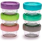 Amazon.com : melii Snap & Go Baby Food Storage Containers with lids ...