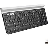 Amazon.com: Logitech K780 Multi-Device Wireless Keyboard for Computer, Phone and Tablet – FLOW ...