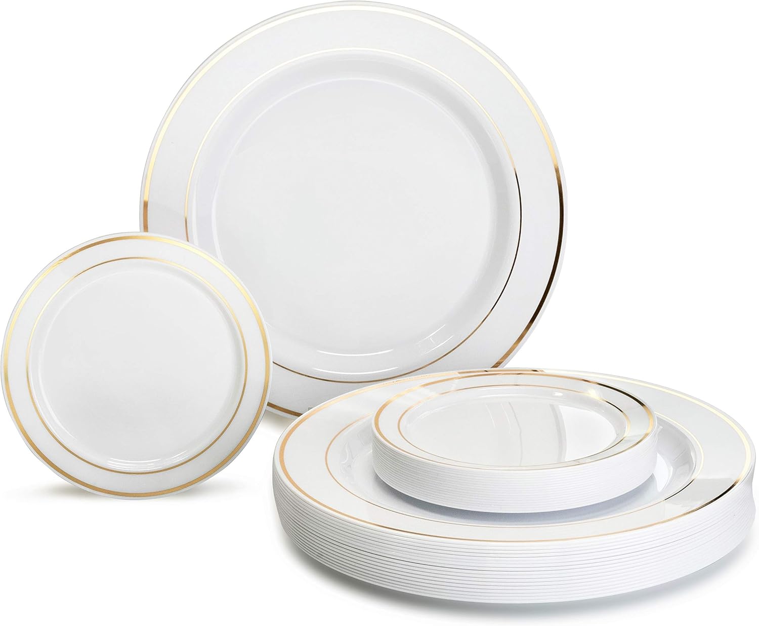 Amazon.com: " OCCASIONS" 50 Plates Pack, Heavyweight Premium Disposable ...