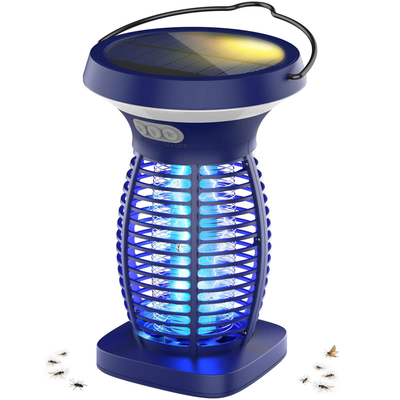 OnBeam Solar Bug Zapper Outdoor, Mosquito Zapper Outdoor Waterproof ...