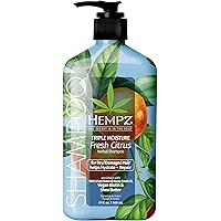 Amazon.com : Hempz Triple Moisture Herbal Hair Shampoo - Moisturizing ...