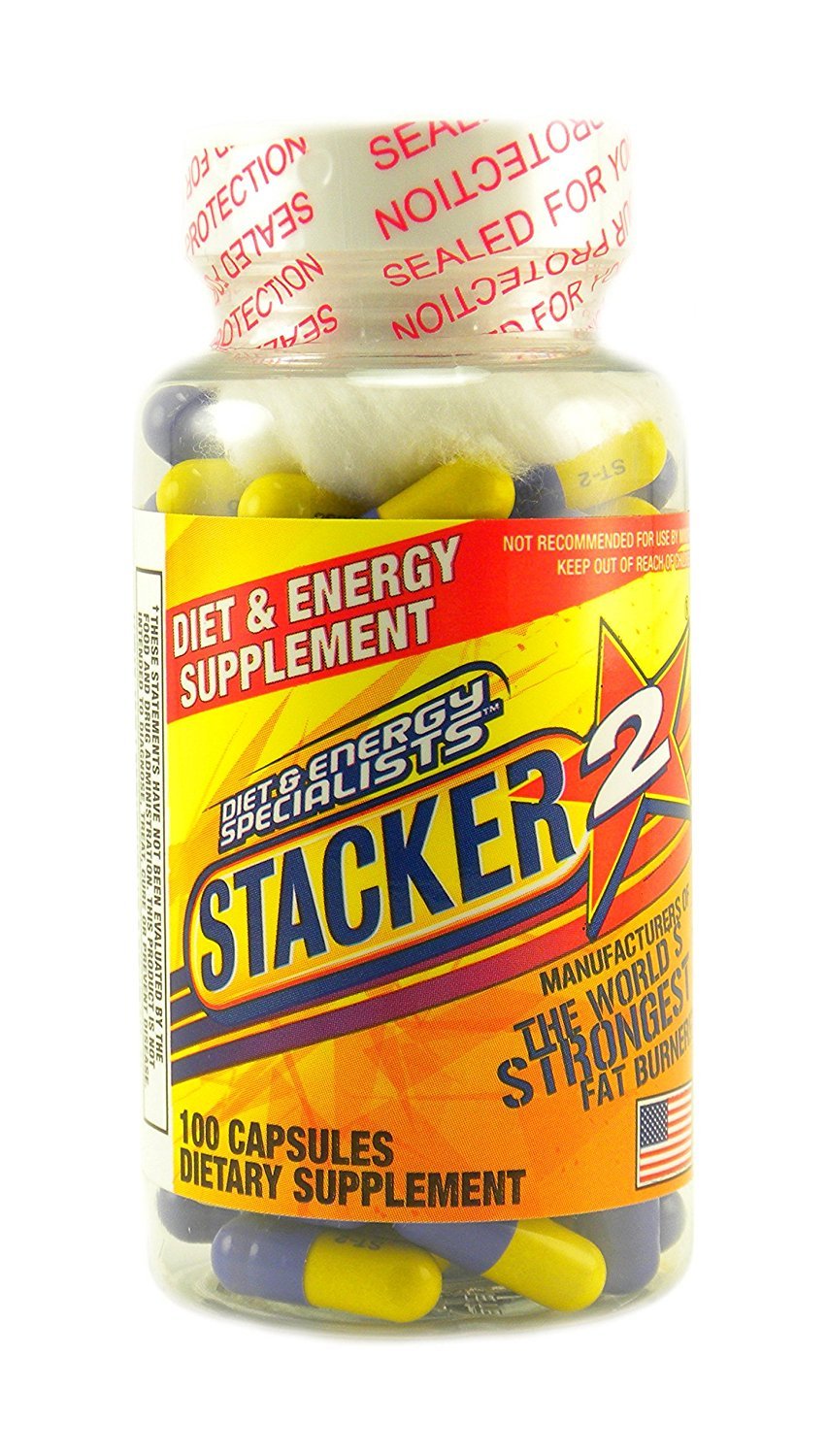 Amazon.com: Stacker 2 Fat Burner Capsules, Ephedra Free, 100-Count ...