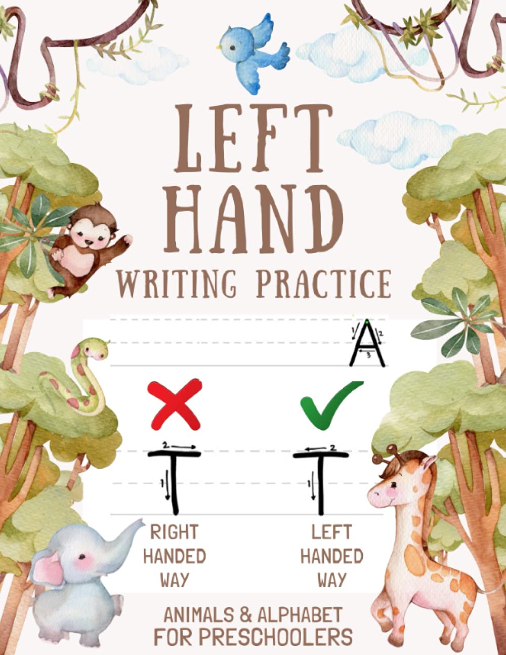 Mua Left Hand Writing Practice for Preschoolers: Left Handed ...
