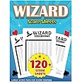 Wizard Score Sheets: Large Print Score Pads with 120+ Pages for ...