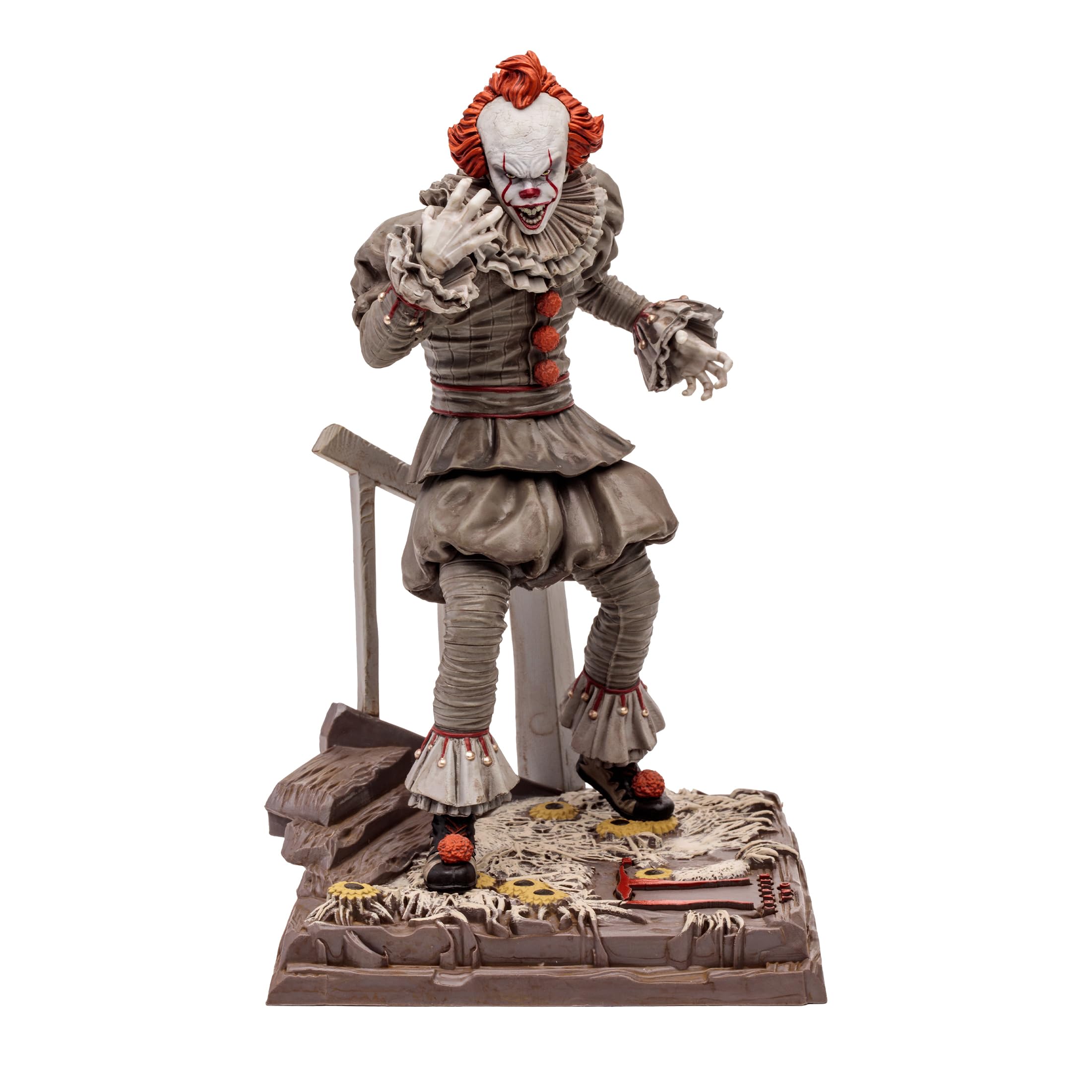 McFarlane Toys - WB 100: Pennywise (It Chapter Two) Movie Maniacs 6in ...