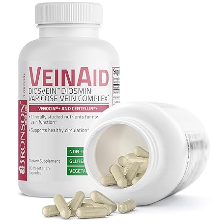 Mua Bronson VeinAid Diosmin 1000mg DiosVein Varicose Vein Complex with ...