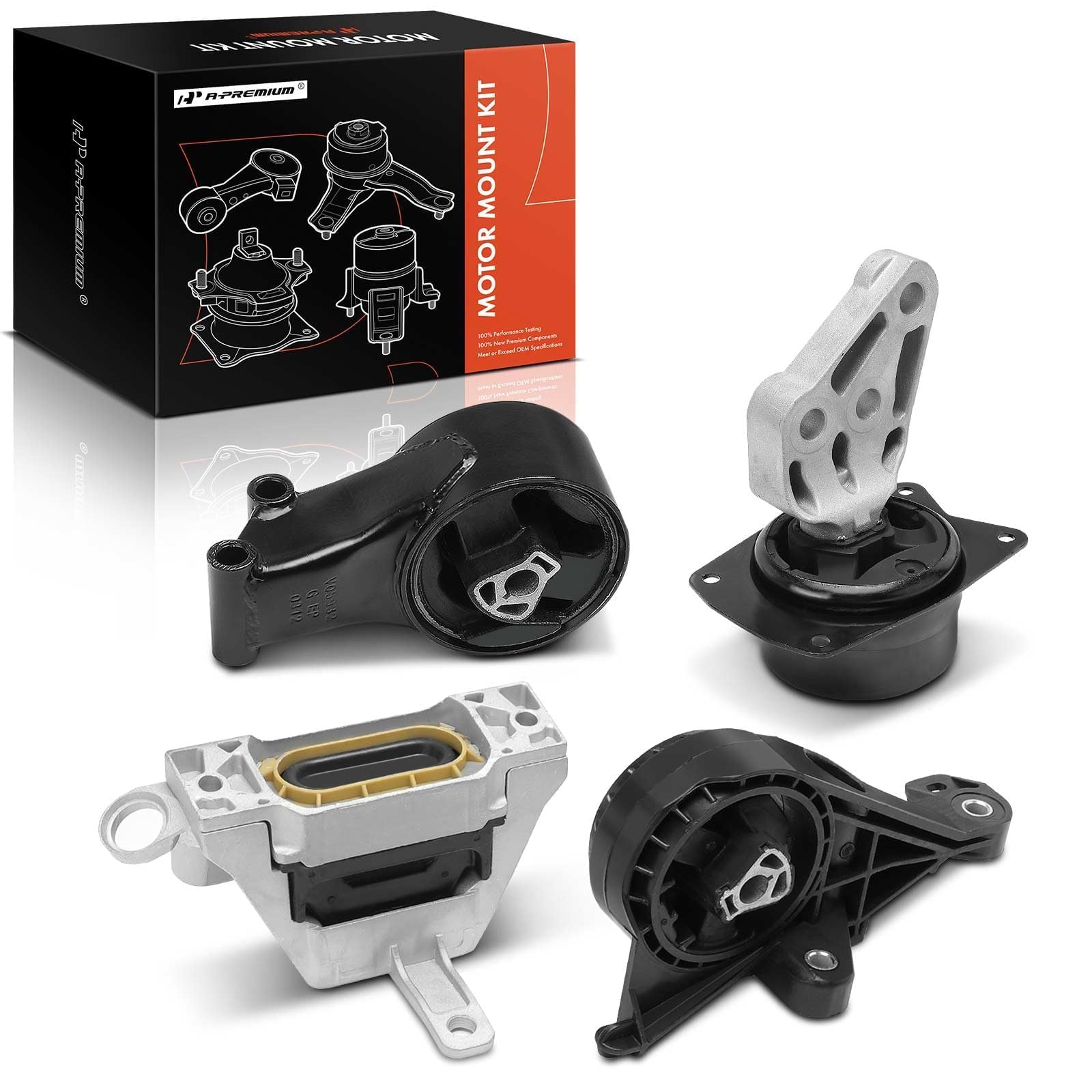 A-Premium 4PCS Engine Motor Mount and Transmission Mount Set Compatible ...