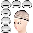 Amazon.com: Wig Caps,MORGLES 6pcs Mesh Net Wig Caps Weaving Hair Net ...