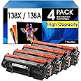 Amazon.com: MasaiMara High Capacity 138X 138A with Chip Compatible Toner Cartridges Replacement ...