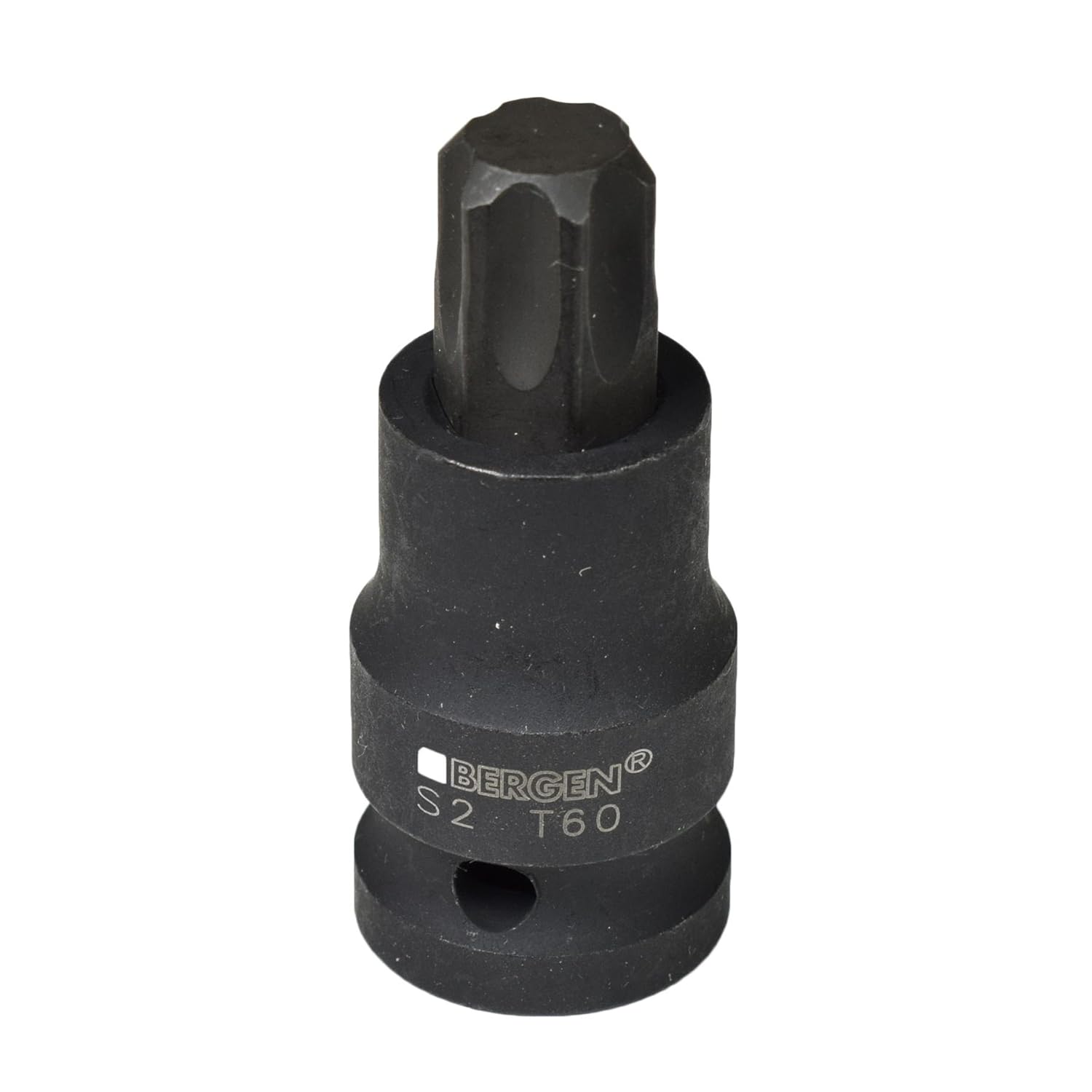 T60 x 53mm 1/2" Drive Short Impact Impacted Torx/Star Male Socket ...