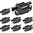 Amazon.com: YHTAUTO 8PCS Square Ignition Coil Pack Fits for Cadillac ...