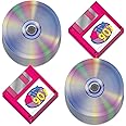 Amazon.com: 90's Party Supplies - Party Pack of Floppy Disk Napkins, CD ...