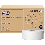 Tork Universal TJ0922A Jumbo Bath Tissue Roll, 2-Ply, 8.8" Dia, 3.55 ...