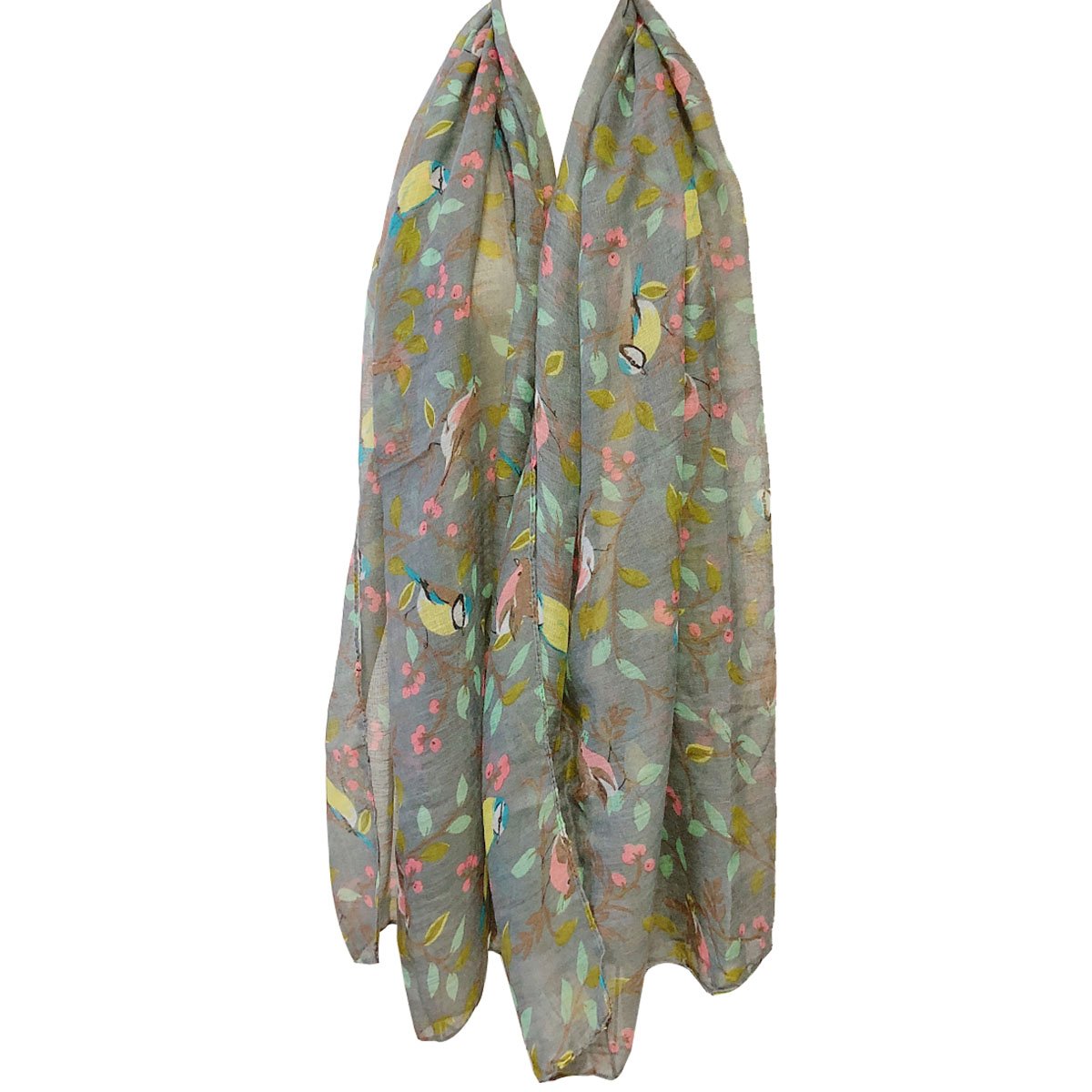 Wrapables Lightweight Bird Print Long Scarf | Buy Scarves and Wraps