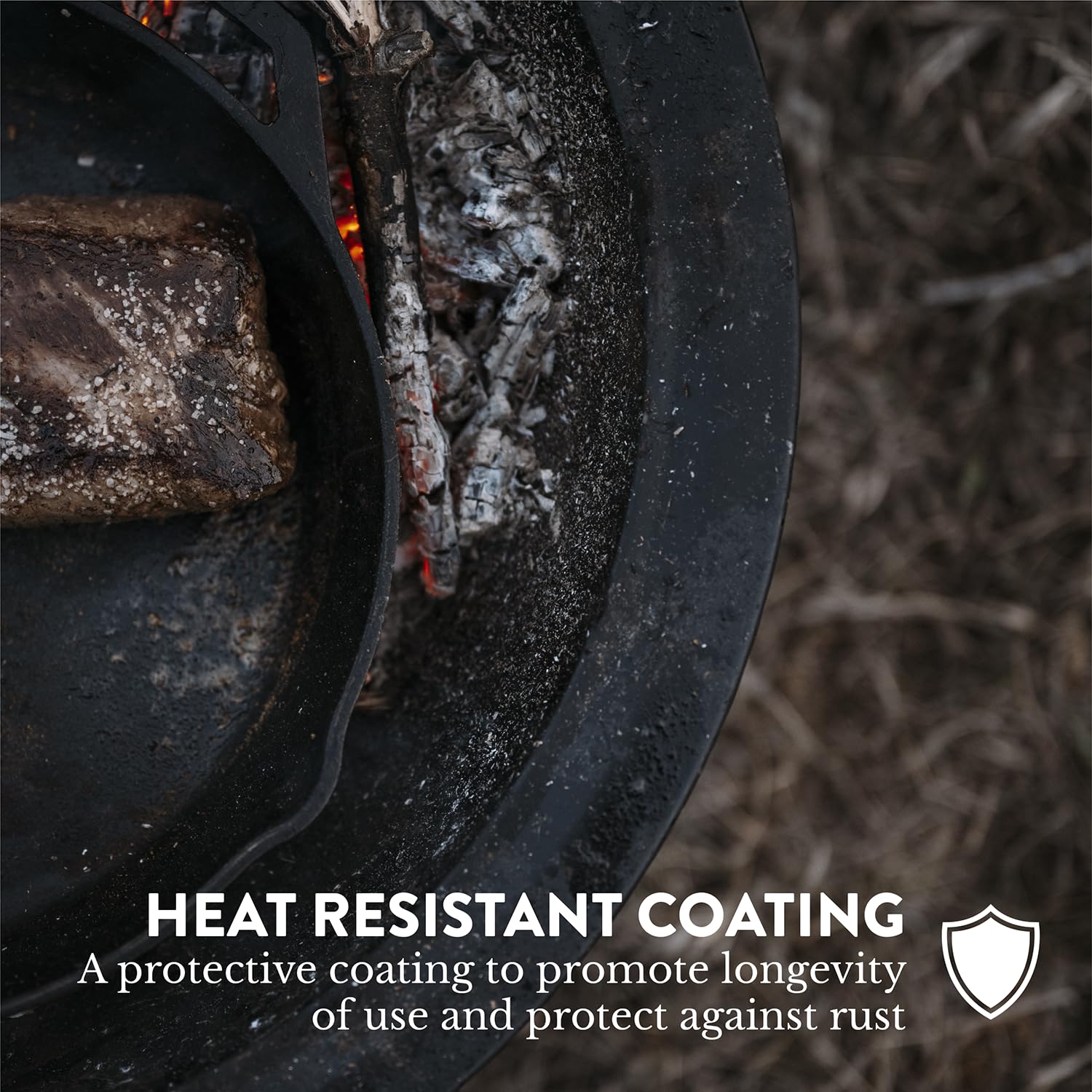 Gas One 22 In Outdoor– Wood Burning Fire Pit With Mesh Lid And Fire ...