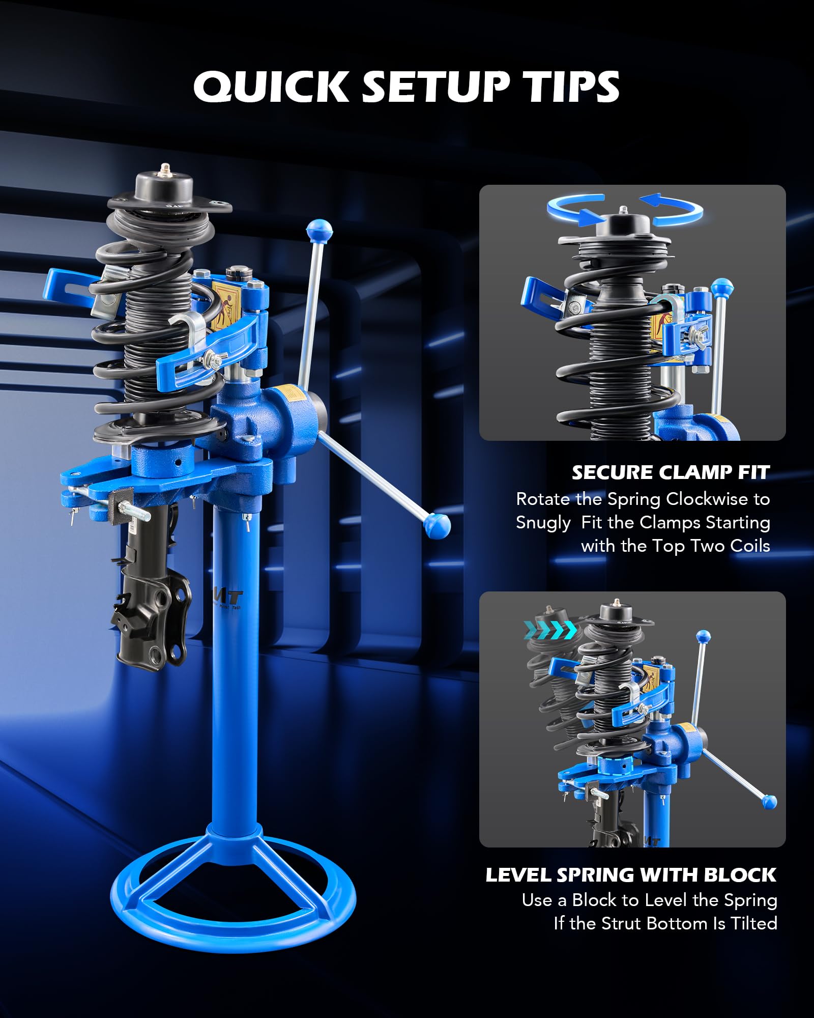 Orion Motor Tech Strut Spring Compressor, Heavy Duty Coil Spring ...