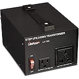 Amazon.com: LiteFuze LT Series 1500 Watt Voltage Converter Transformer Step Up/Down - 110v to ...