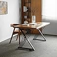 Amazon.com: MAIKAILUN 28 inch Metal Table Legs, Dining Desk Legs Base Industrial Black Modern ...