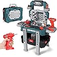 Amazon.com: Kids Tool Bench, Toddler Workbench with Electric Drill and ...