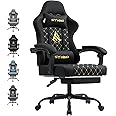 Symino Gaming Chair with Footrest, Computer Ergonomic Video Game Chair ...