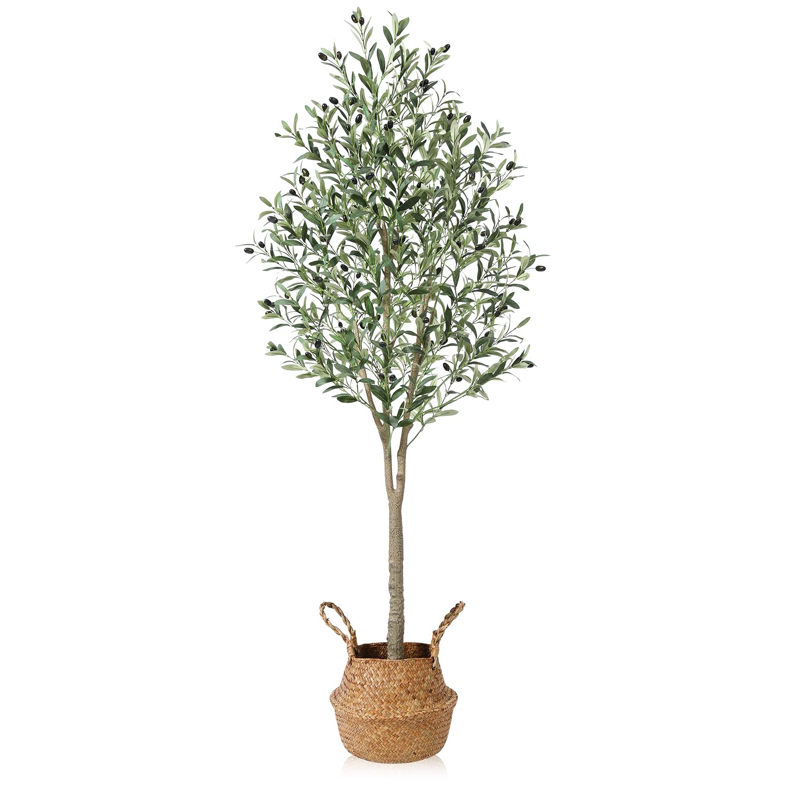 Mua Artificial Olive Trees 6Ft Fake Olive Plant with Basket Faux Plants ...