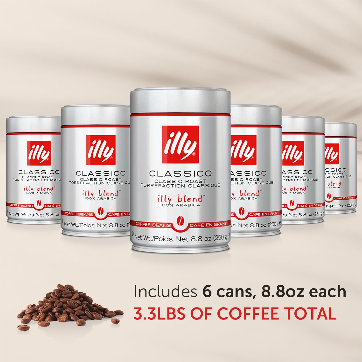 illy Whole Bean Coffee - Perfectly Roasted Whole Coffee Beans ...