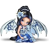 Amazon.com : The Hamilton Collection Jasmine Becket-Griffith Fairy Figurine with Real Feathers ...