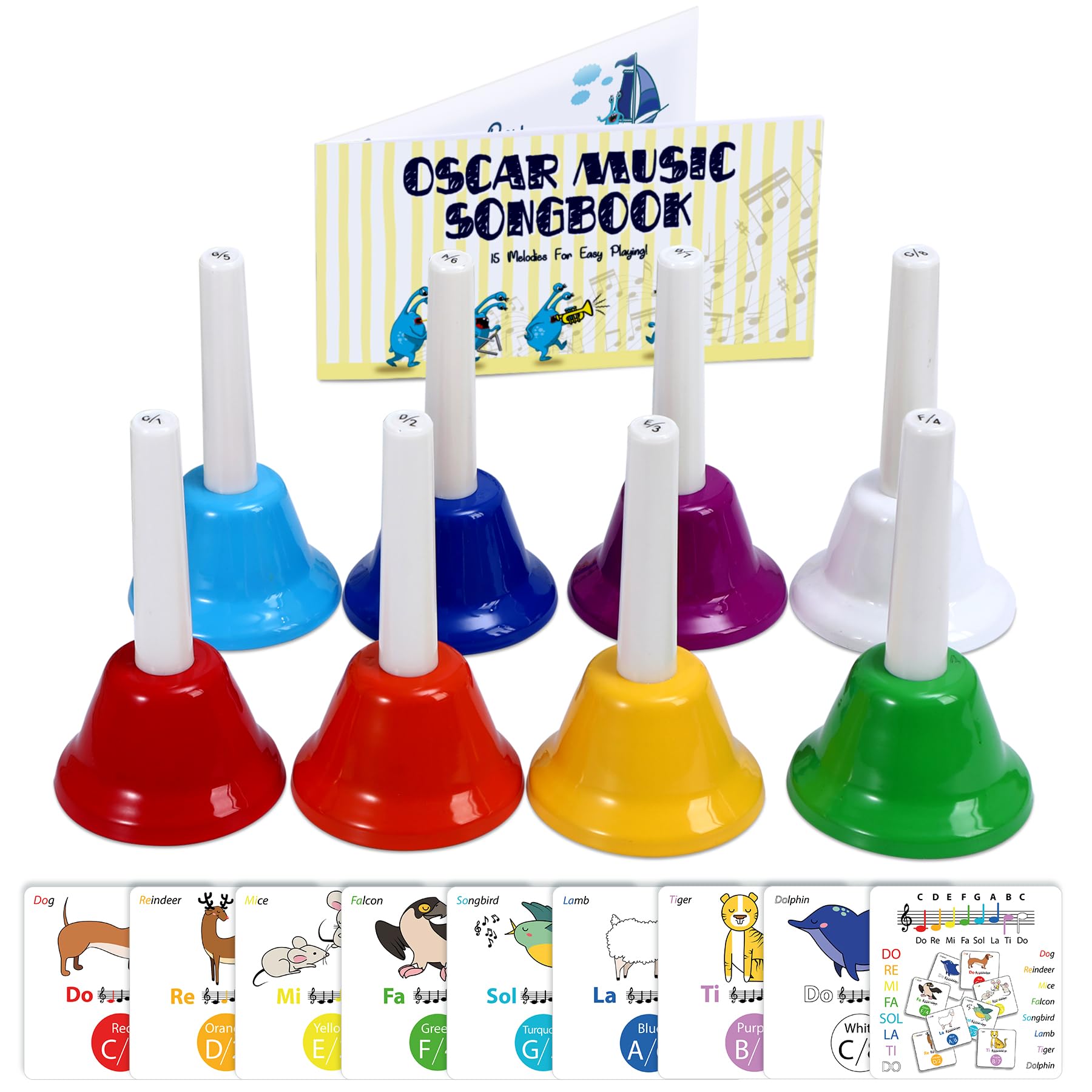 Mua Hand Bells for Kids | Educational Music Toys for Toddlers 8 Notes ...