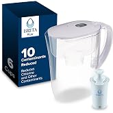 Amazon.com: Brita Small 6 Cup Water Filter Pitcher, 1 BritaPlus Filter ...