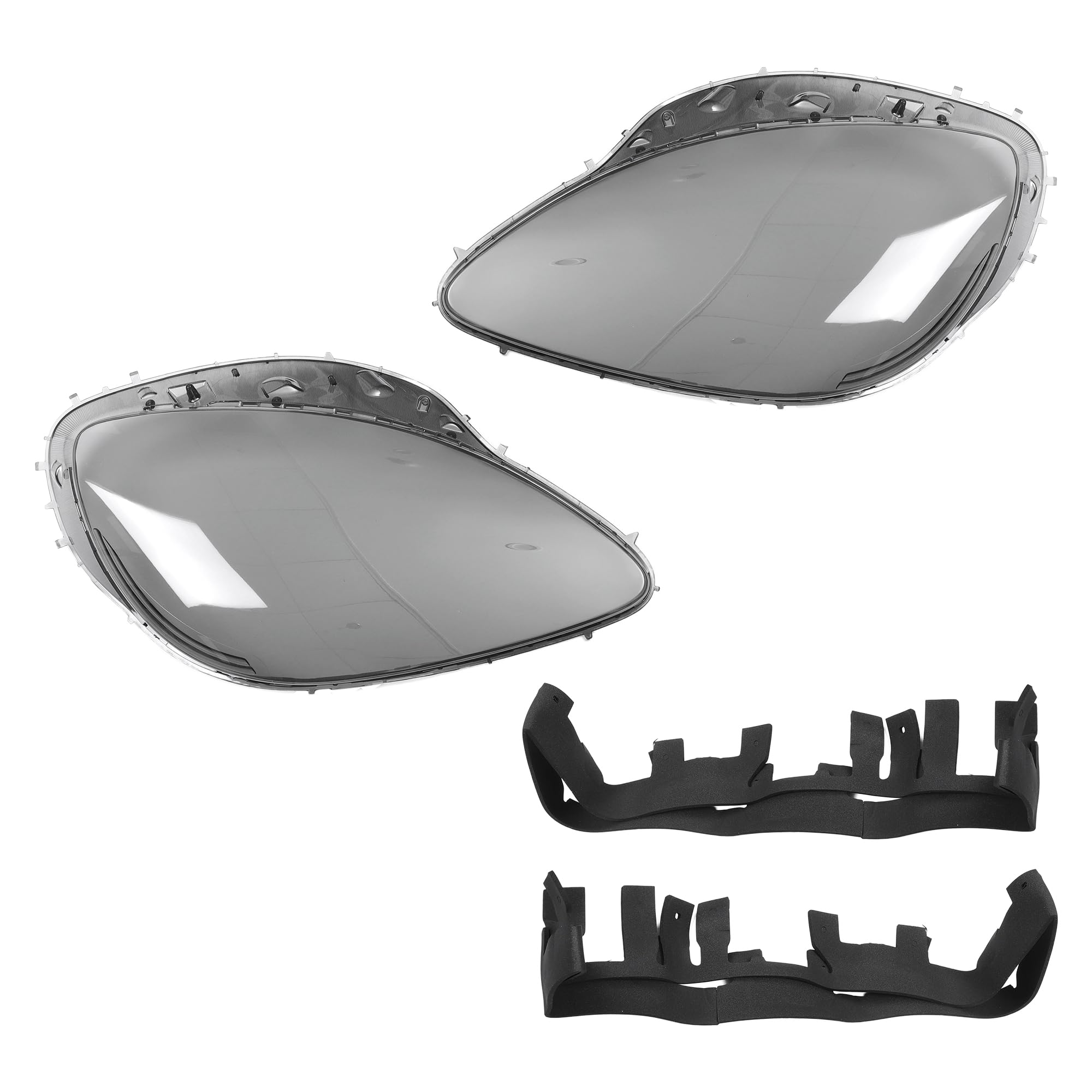 TUCKBOLD Headlight Lens Cover for Chevy Corvette C6 2005-2013 Front ...