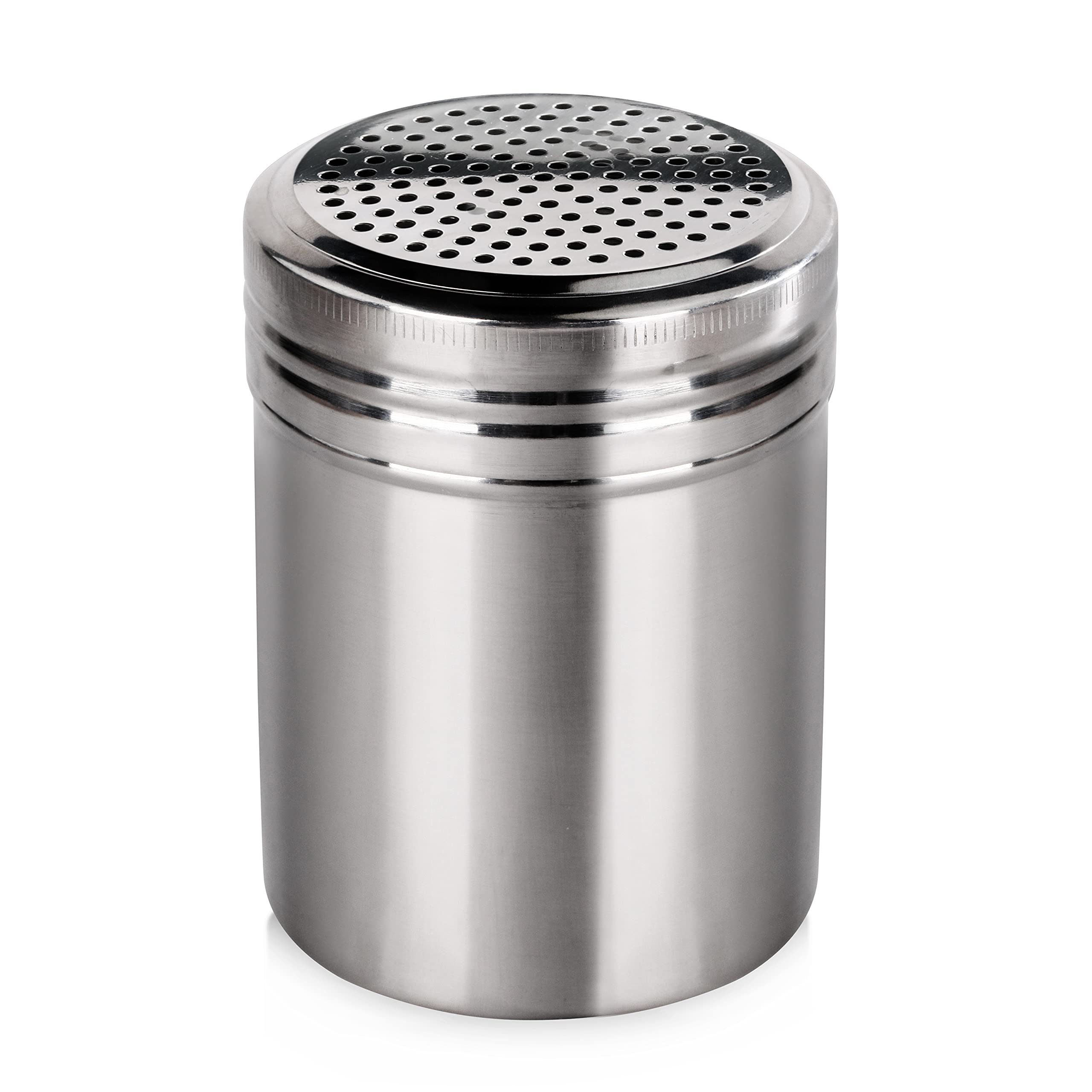 New Star Foodservice 28478 Stainless Steel Dredge Shaker, 10-Ounce, Set ...