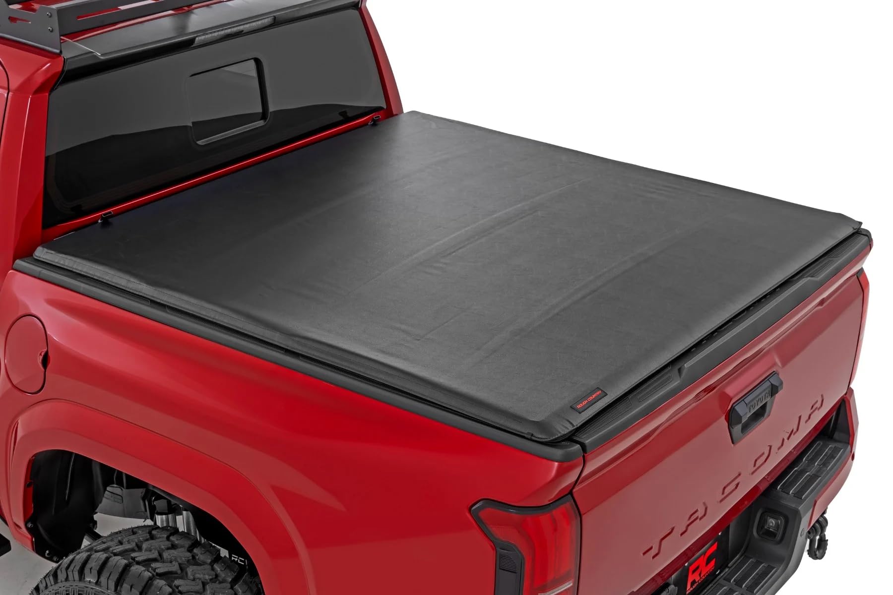 Rough Country Soft Roll Up Truck Bed Tonneau Cover for Toyota Tacoma ...
