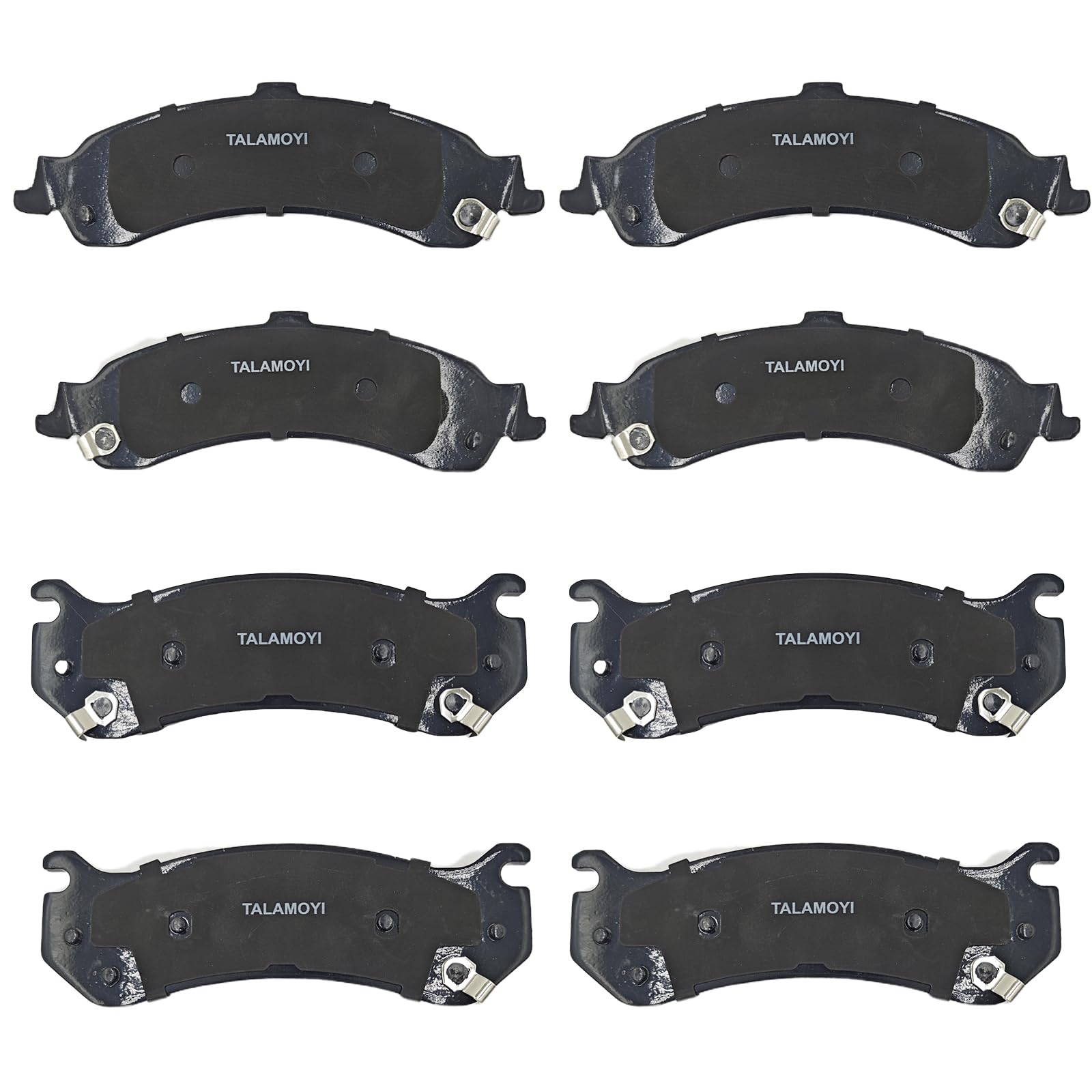 TALAMOYI D785 D834 Front Rear Ceramic Brake Pads Sets Fit For Cadillac ...