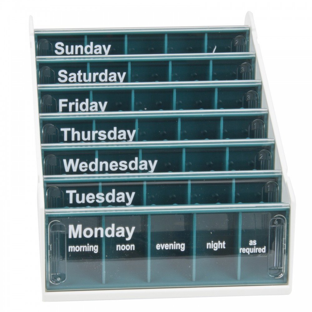 Amazon.com: Patterson Medical Anabox 7 Day Pill Box with 5 Compartments ...