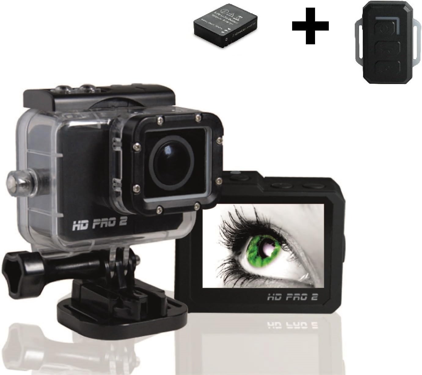 HD PRO 2 Action Cam Komplett-Set inkl.1x Fernbedienung: Amazon.de: Kamera