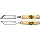 Two Cherries 500-1920 Pair of 20mm Two Cherries Skew Bevel Wood Chisels ...