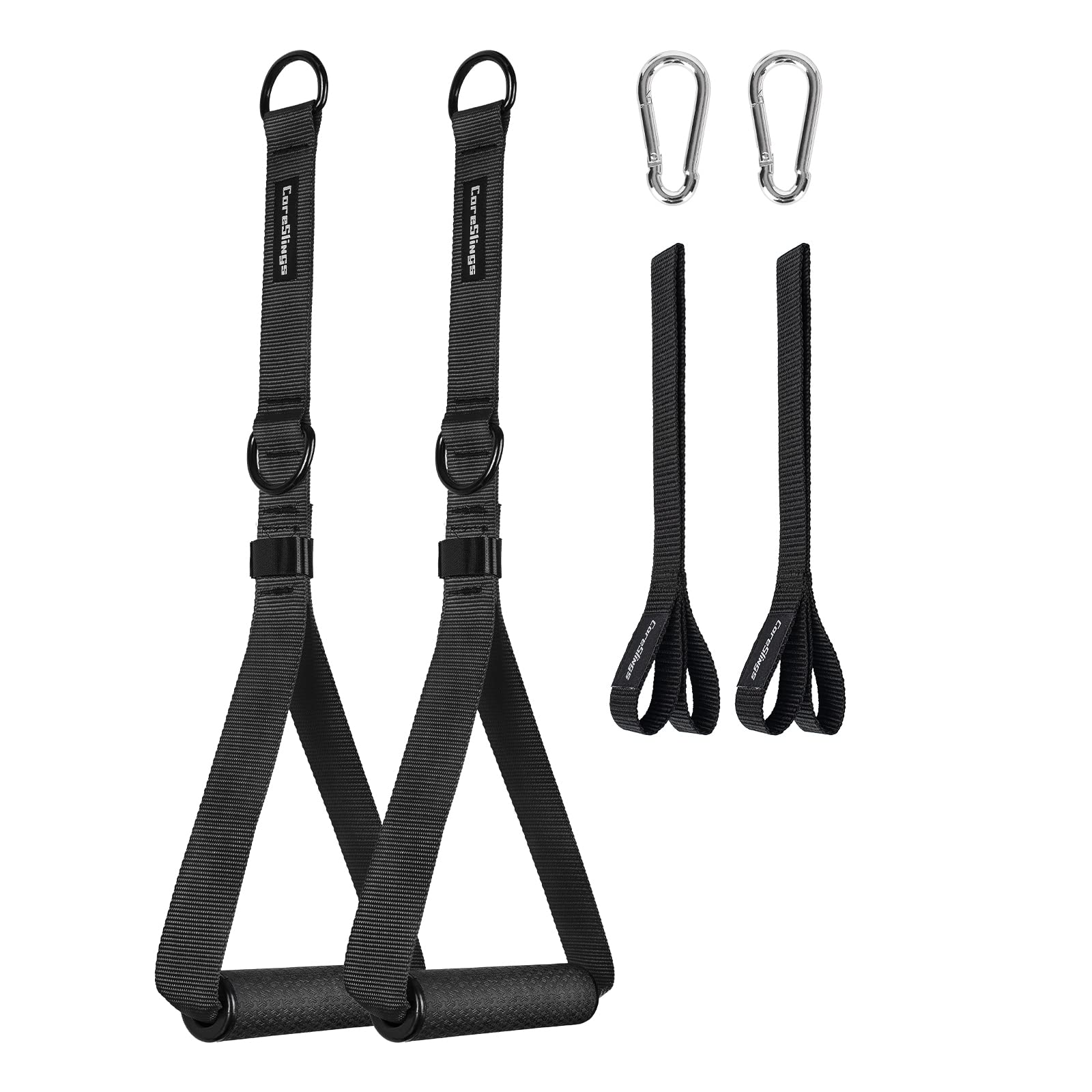 CoreSlings Cable Machine Grips with Finger Loops for Gripping Forearm ...