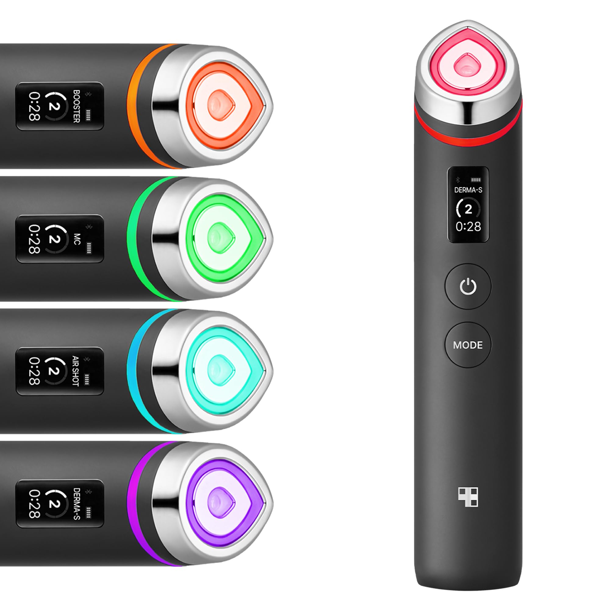 Medicube Age R Booster Pro 6 IN 1 Real Glass Glow Device Looking