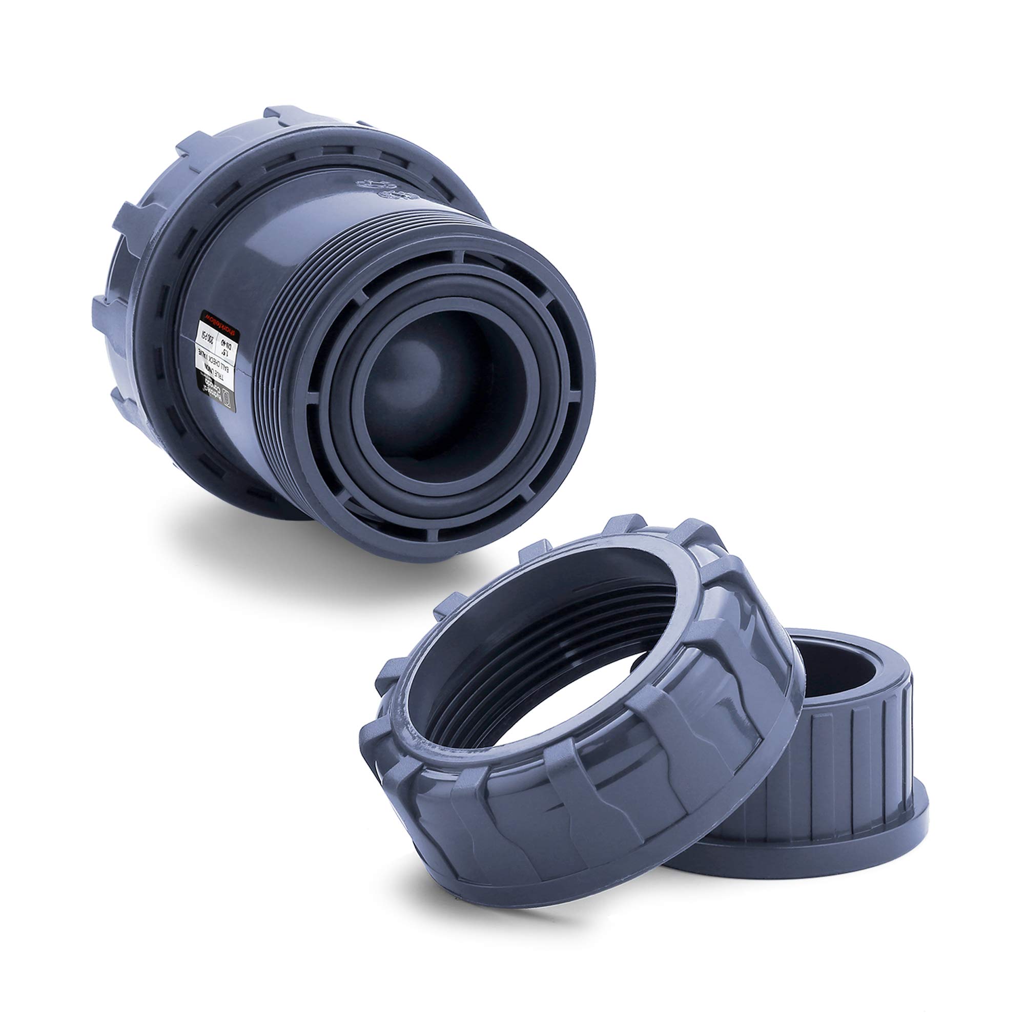 Mua HYDROSEAL Sharkfellow 1 1/2’’ PVC True Union Ball Check Valve with ...