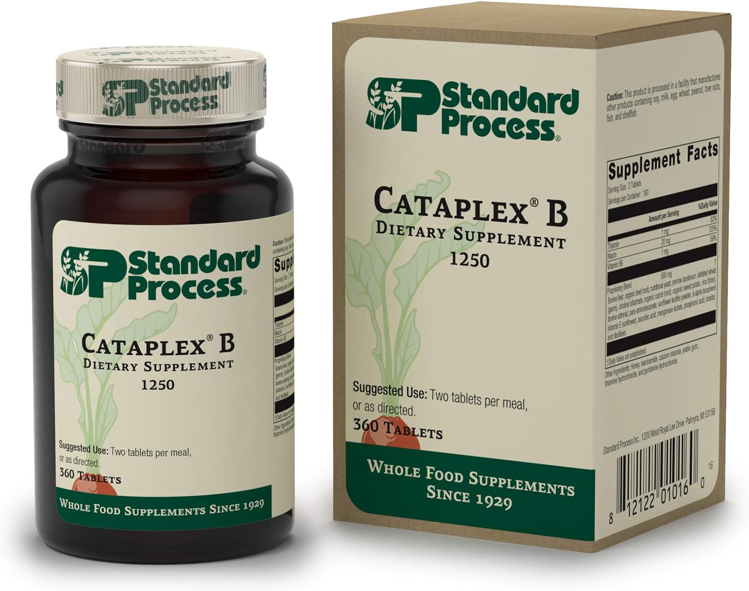 Standard Process - Cataplex B - 360 Tablets - DailyNutriPlus LLC